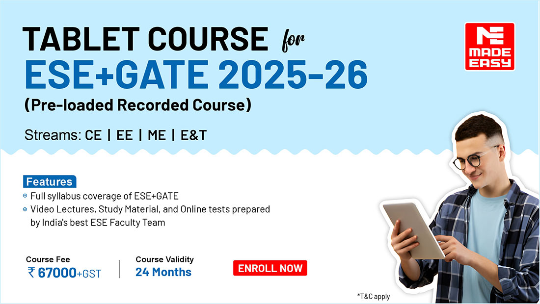 Made Easy Tablet Course For Ese And Gate 2025 26